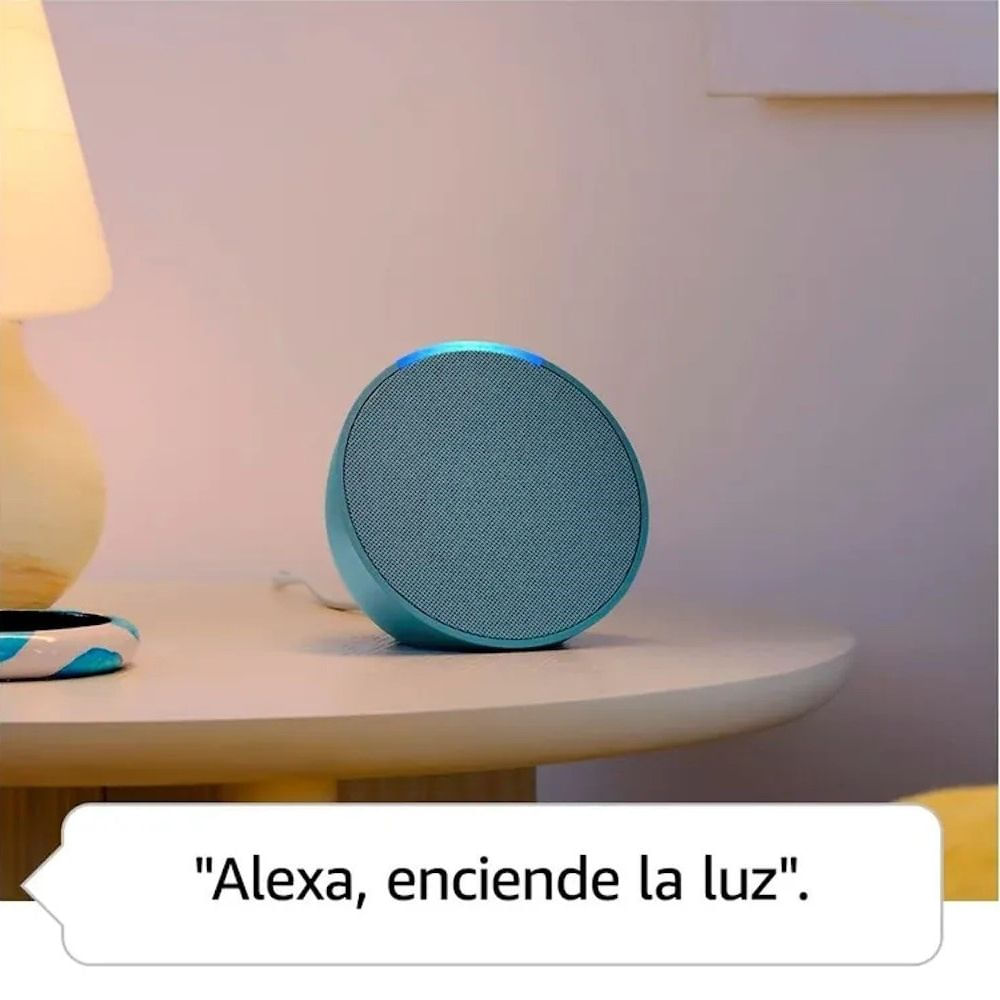 Parlante inteligente Echo Pop Midnight Teal Amazon - Promart