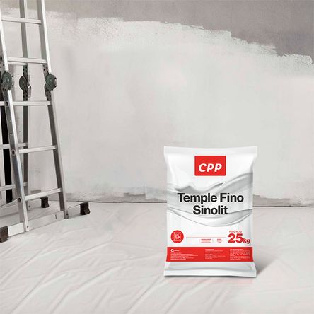 Caja de Temple fino Sinolit Blanco 25kg CPP - Promart