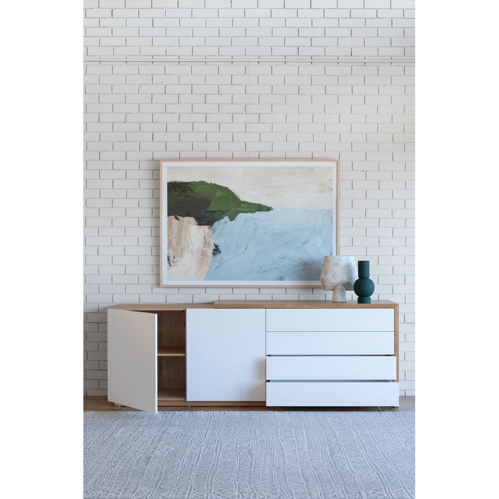 Aparador Moderno Capri color Blanco/Duna TU MESITA - Promart