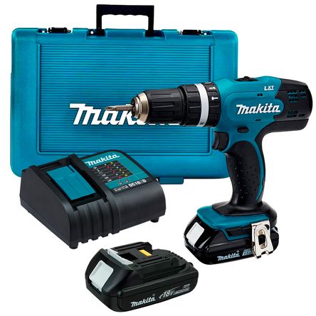 Taladro Percutor Makita DHP453SYE 1/2" 18v 42Nm +2 Bat 1.5Ah - Promart