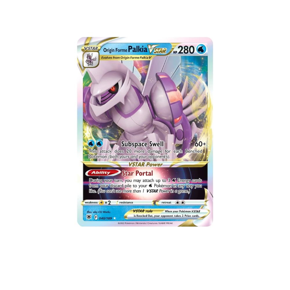 Pokemon TCG Palkia Origin Vstar Battle Deck Español - Promart