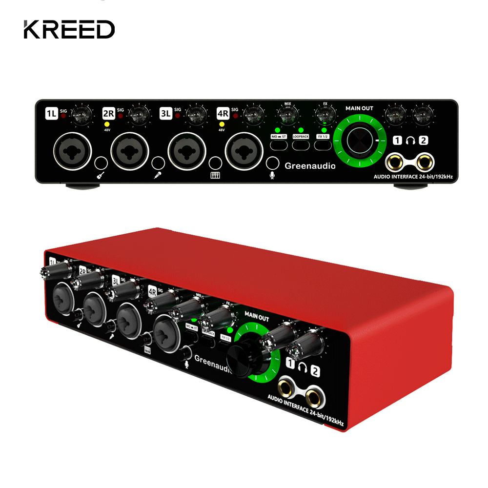 Interface de Audio para 4 micrófonos con phantom power MD44 | Promart ...