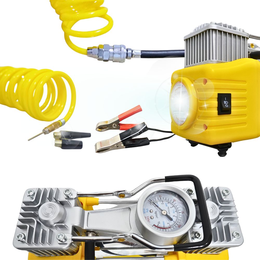Compresor de aire para auto Portátil Inflador 150PSI 13,8 V - Promart