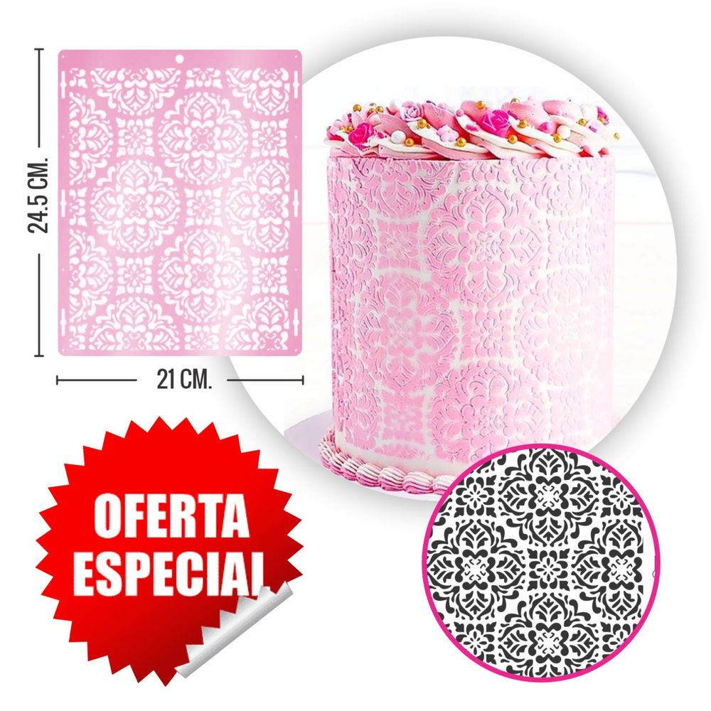 Plantilla Stencil Modelo Celine para Reposteria - Promart