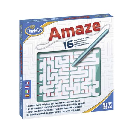 Juego Thinkfun Amaze 16 Laberintos En Uno - Multilenguaje - Promart