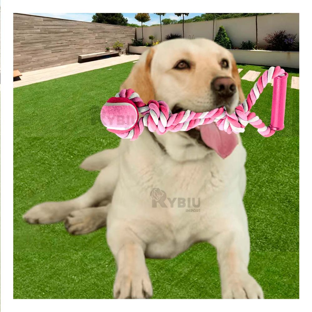 Soga Larga Agarre y Pelota Color Rosado - Promart