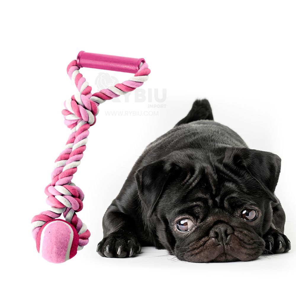 Soga Larga Agarre y Pelota Color Rosado - Promart