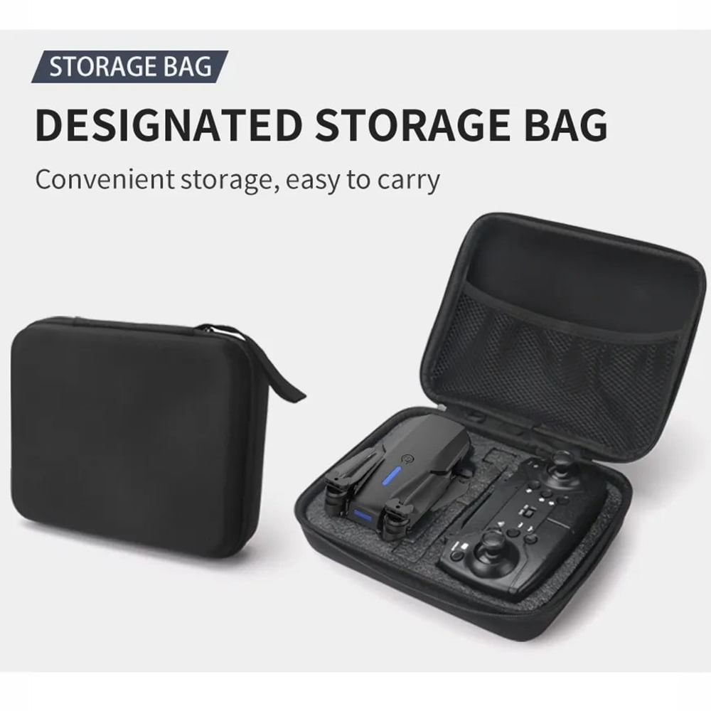 Dron Profesional E88 4K Dual Cámara WiFi HD RC Video Plegable SONGLINSL E88 4K - Promart