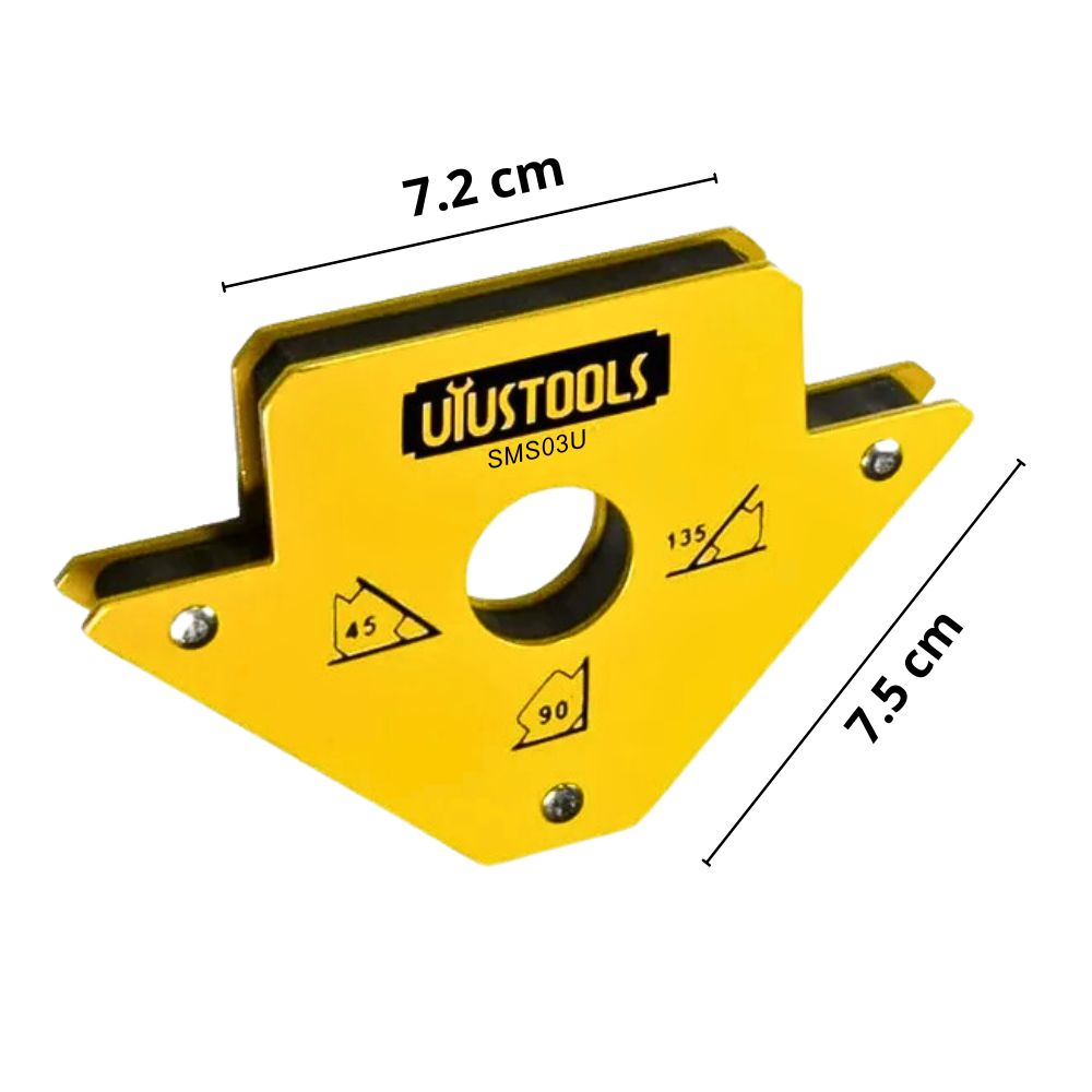 Pack 4 Escuadras magnéticas para soldar de 25 Lb 3 pulgadas UYUSTOOLS ...