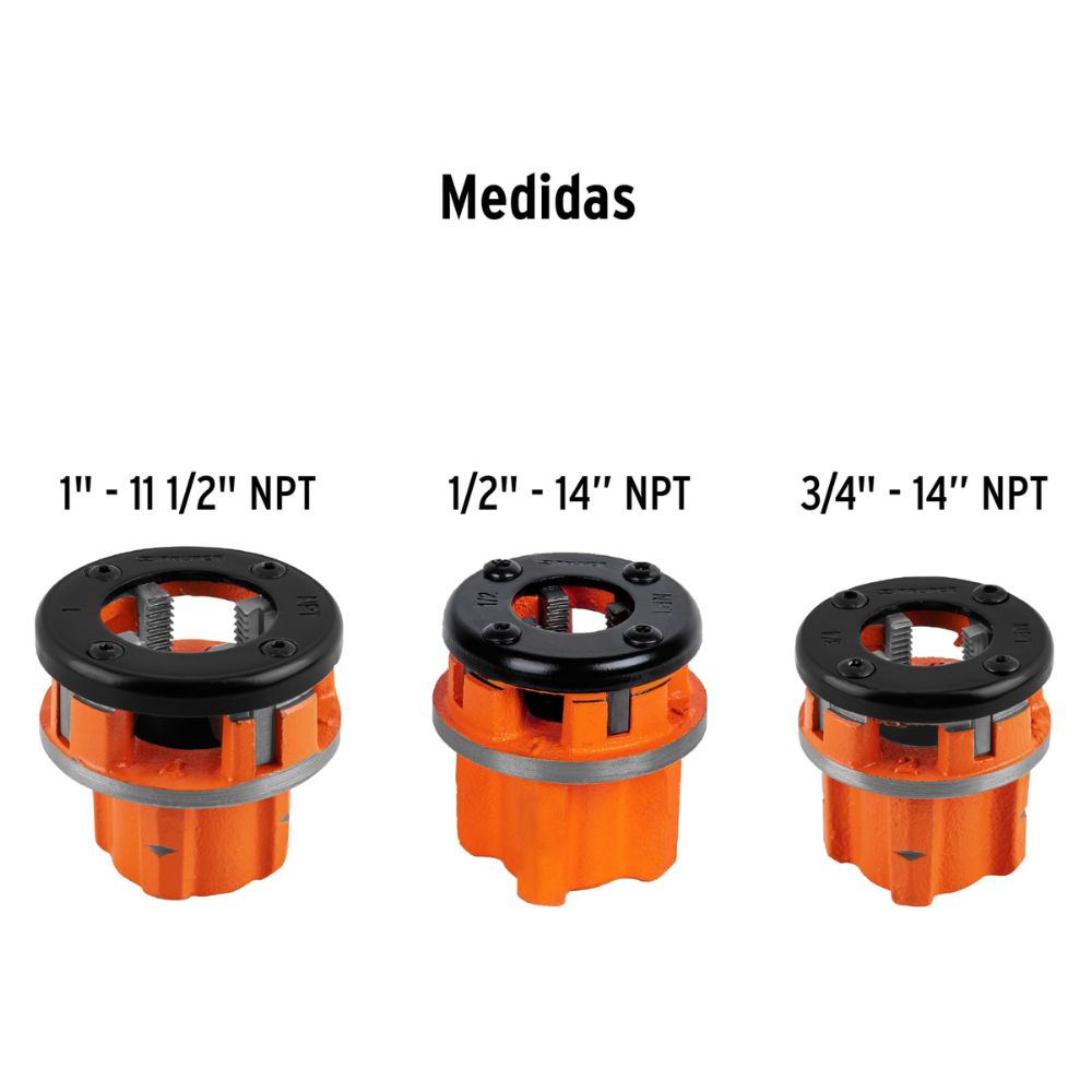 Tarrajas roscadora tubo, 4 UNIDADES Truper | Promart.pe - Promart