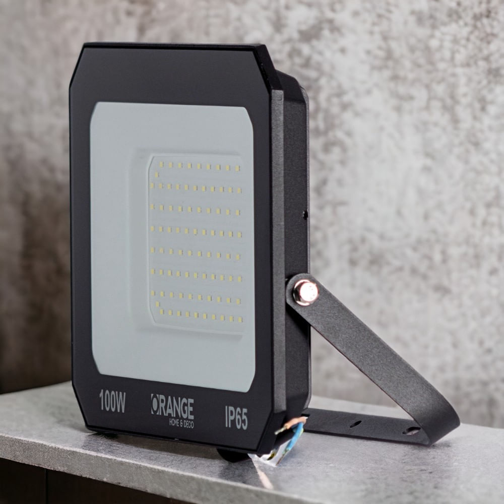 Reflector LED Orange 100w Negro Luz Fría - Promart