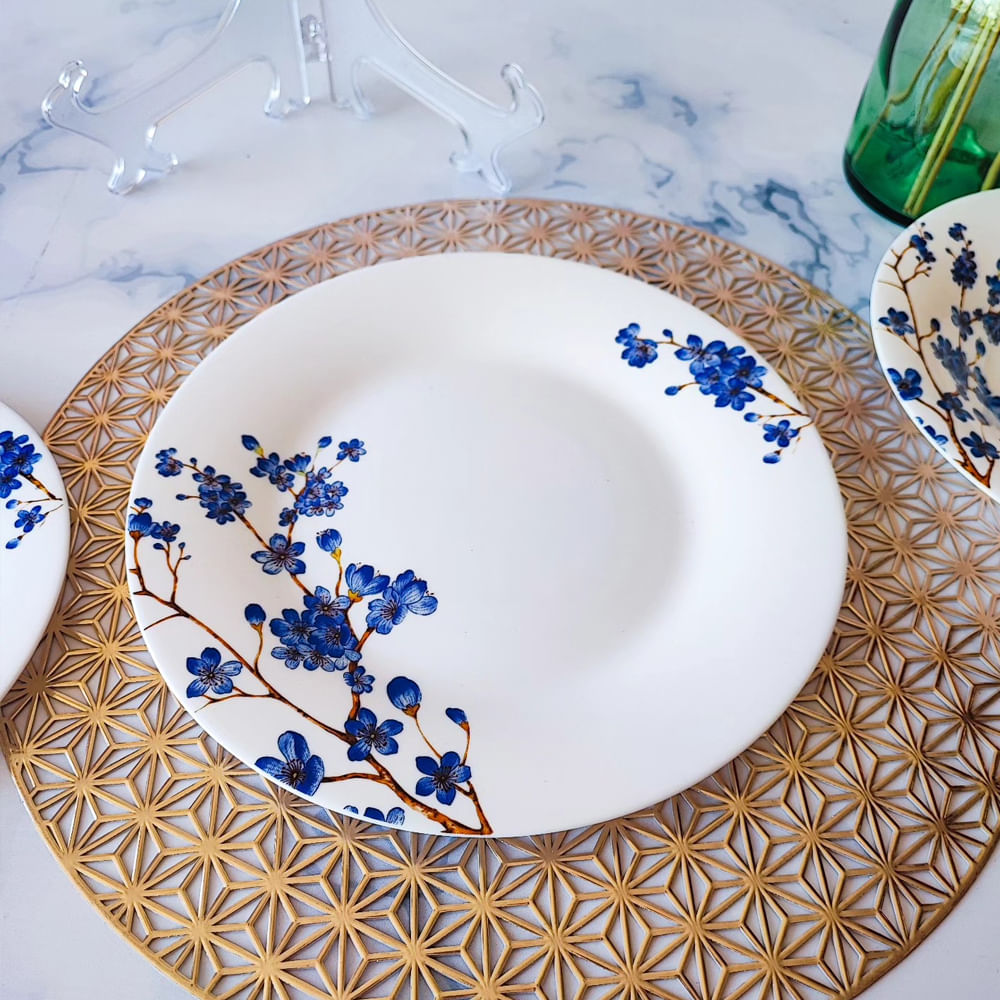 Set De Platos Behome Azulea X 18 - Promart