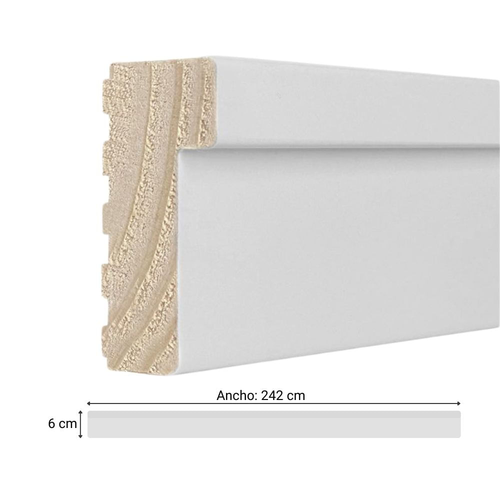 Marco Pino Clear Emp Recto 32x60x2420mm Reba 42 Ares - Promart