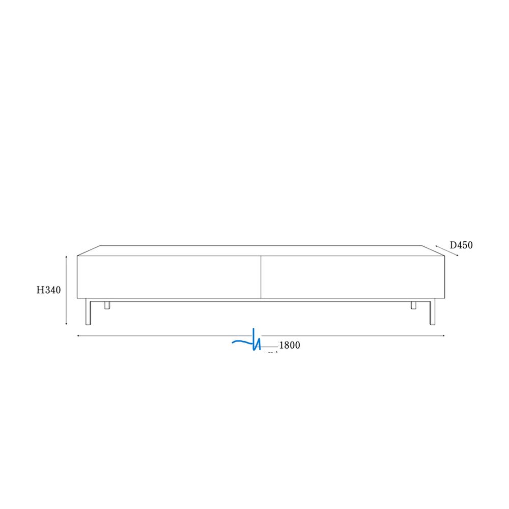 Mesa de TV moderna Hércules color Marrón TU MESITA - Promart
