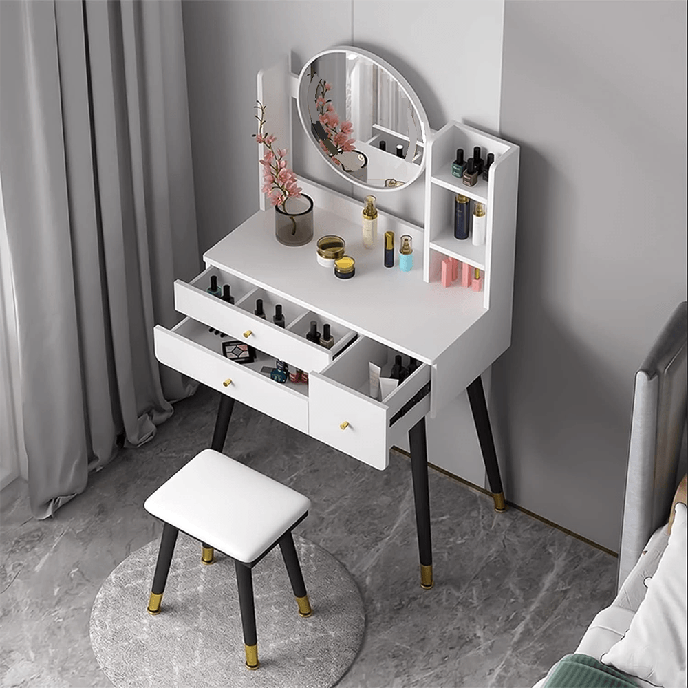 Tocador Moderno con Asiento Oglinda DIBA Muebles - Promart