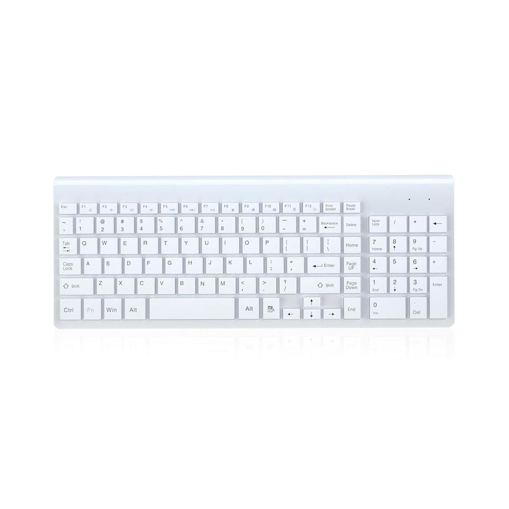 Teclado y Mouse Topmate KM9000 Inalámbrico USB Blanco - Promart