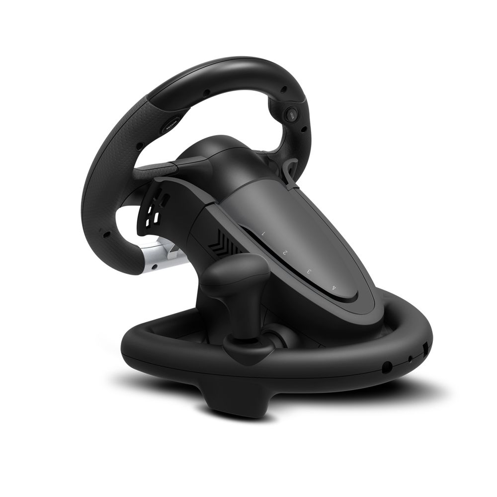 Timón Con Palanca De Cambios Y Pedales Gamer Krom Kwheel - Promart