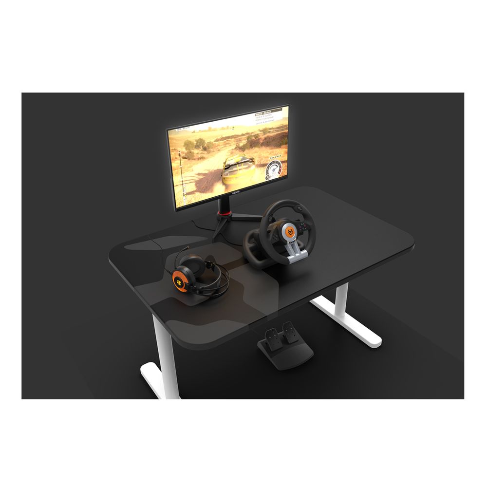 Timón Con Palanca De Cambios Y Pedales Gamer Krom Kwheel - Promart