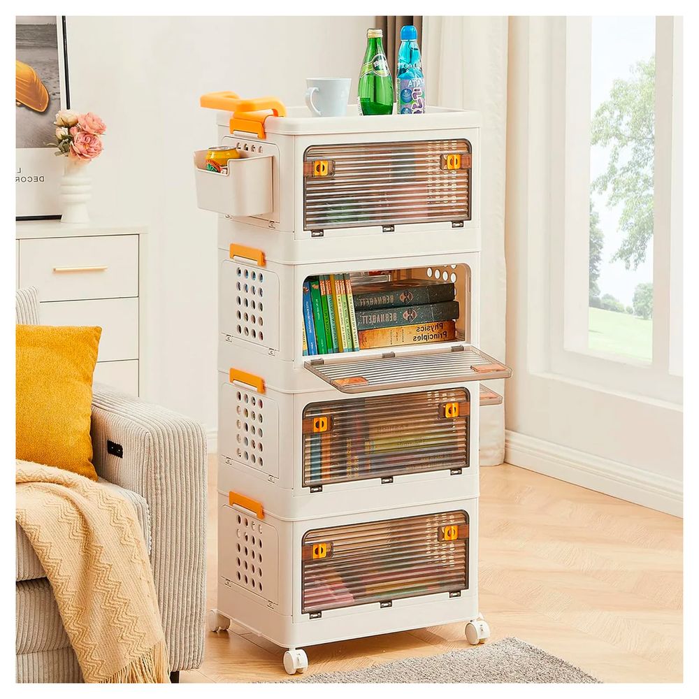 Organizador Multiuso Mueble Estante De 4 Niveles Multiuso Plegable 64A ...