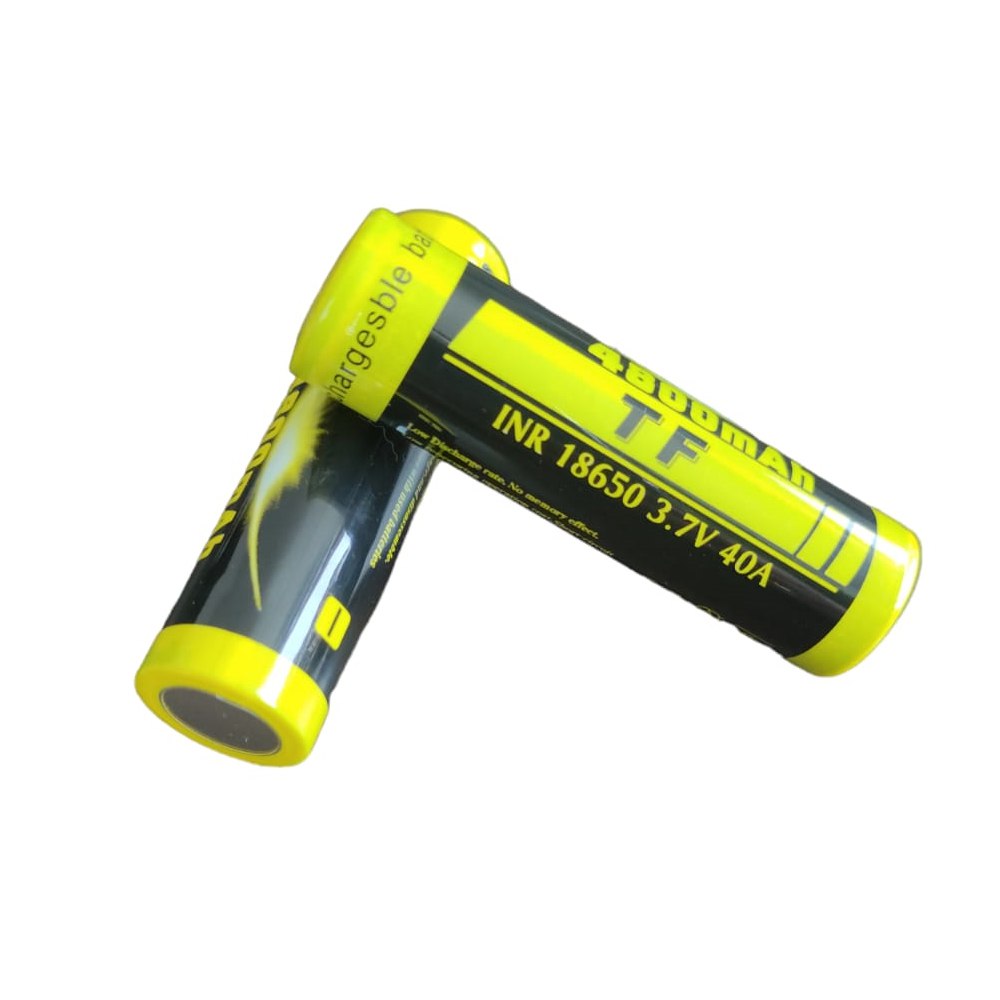 2 Baterías de Litio Recargable INR 18650 3.7V 40A 4800mAh Plana | Promart.pe - Promart
