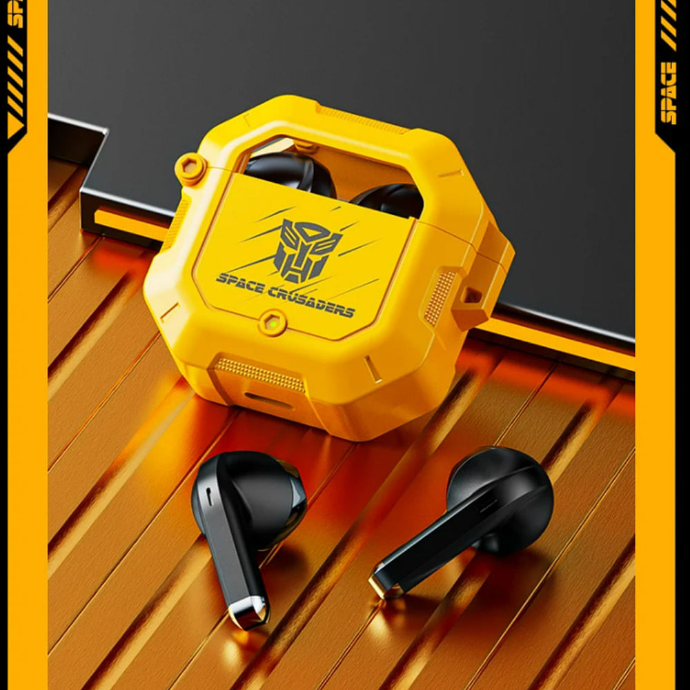 Audífonos Inalámbricos TRANSFORMERS TF-T12 Amarillo - Promart