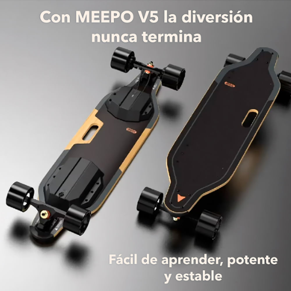 Skateboard Eléctrico MEEPO V5 con Control Remoto - Promart