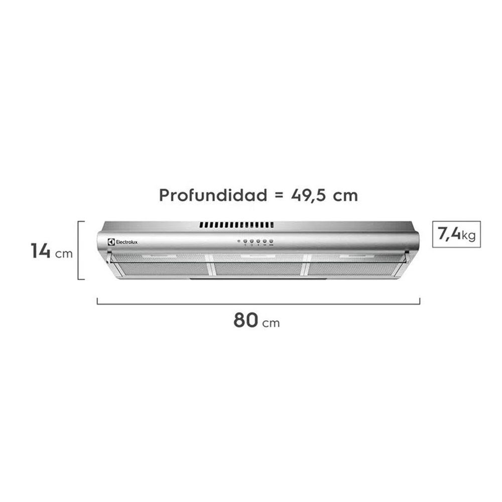Campana Extractora Electrolux EJSE302TBJS 3V - Promart