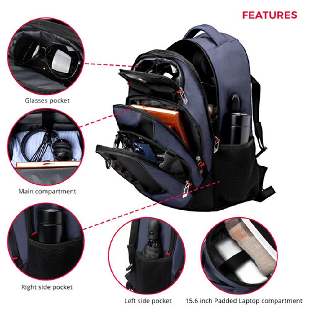 Mochila Swiss Digital Vector SD803-02 | Promart.pe - Promart