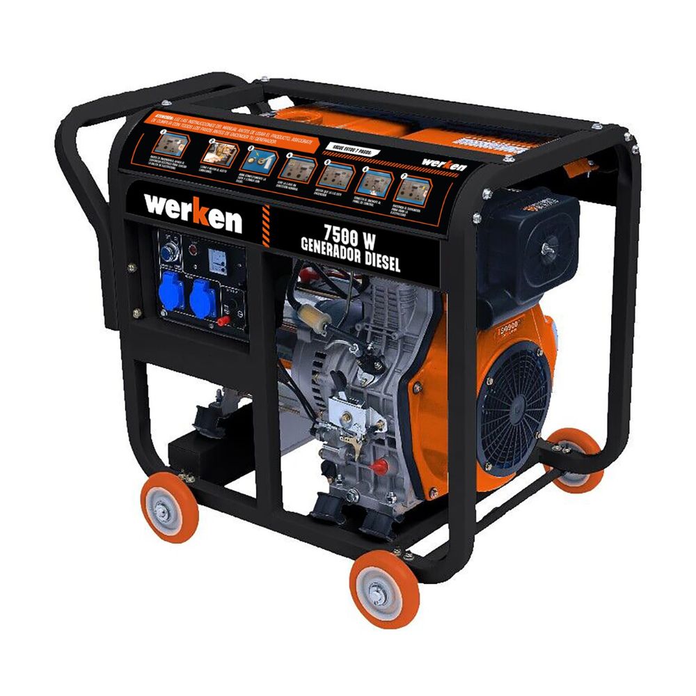 Generador Diesel HP8500CXE 7500W Werken - Promart