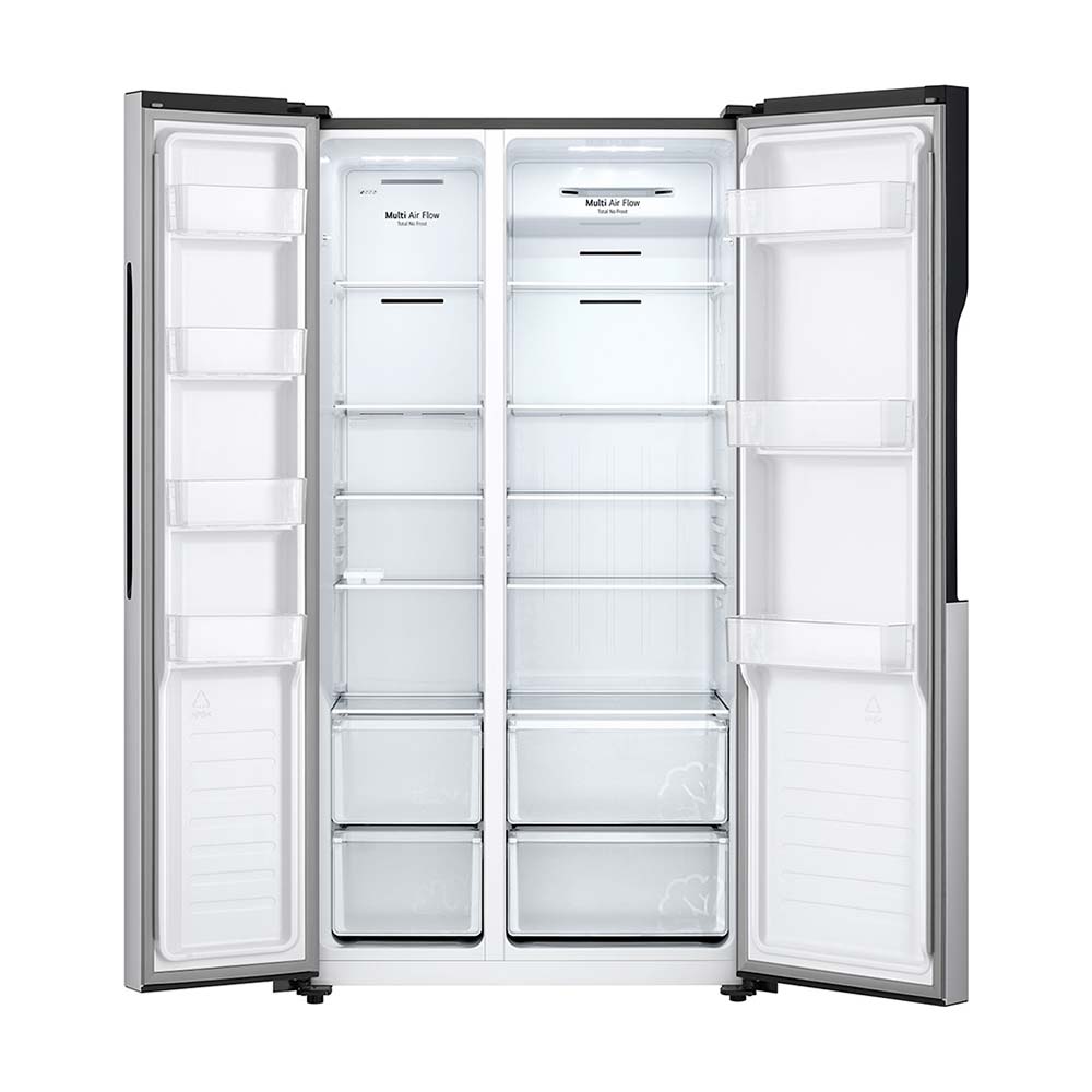 Refrigeradora LG LS51BPP Side By Side Smart Inverter 509L Plateado - Promart