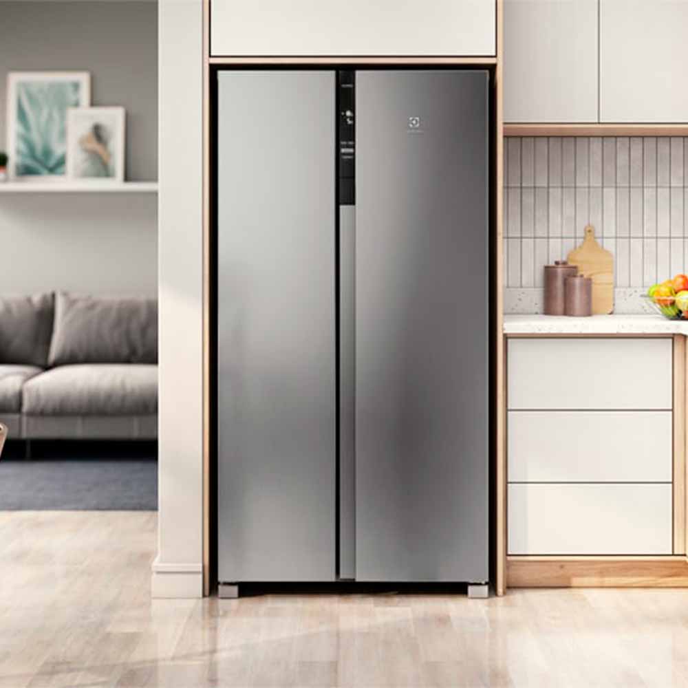 Refrigeradora Electrolux ERSA53V2HVG Side By Side 532L Gris - Promart