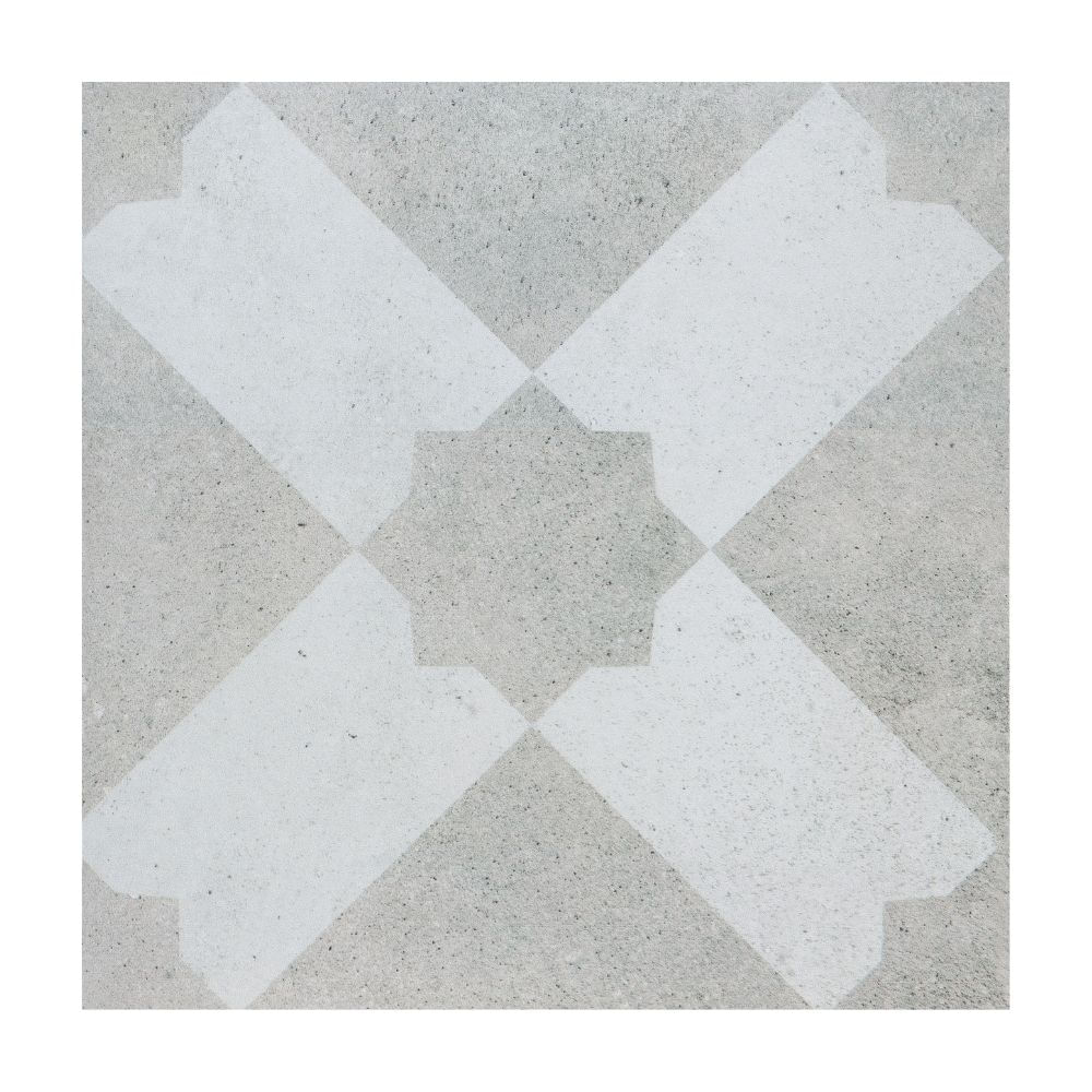 Taco Decorado Valencia Gris 15x15cm Juego 4 piezas Celima - Promart