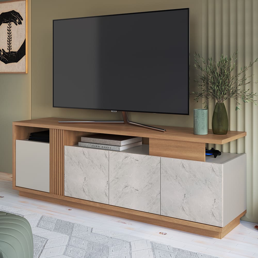 Mesa de TV 75" Ibiza MDP Maple/arena - Promart