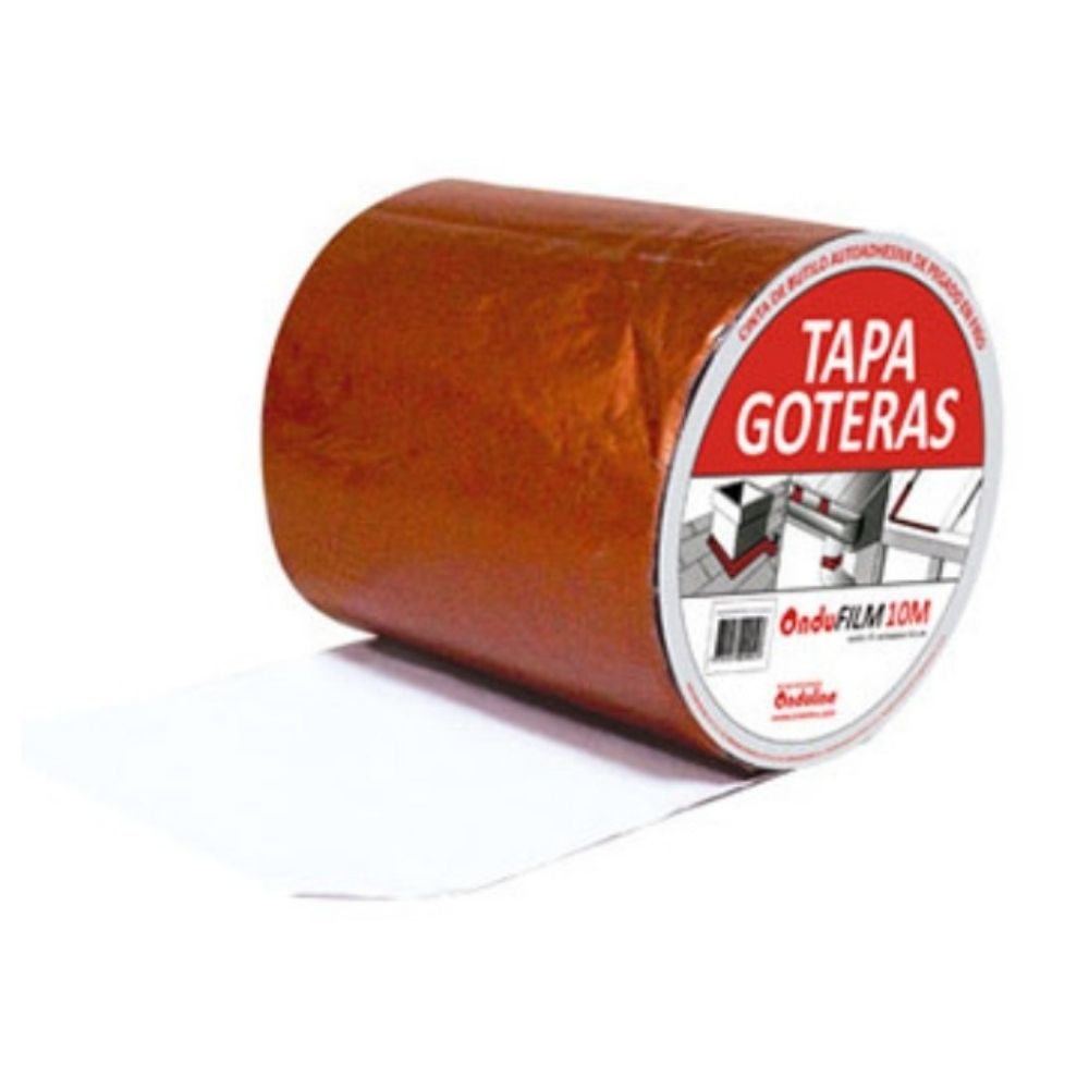 Tapa goteras Rojo 7.5cmx5m Rollo 6mm - Promart