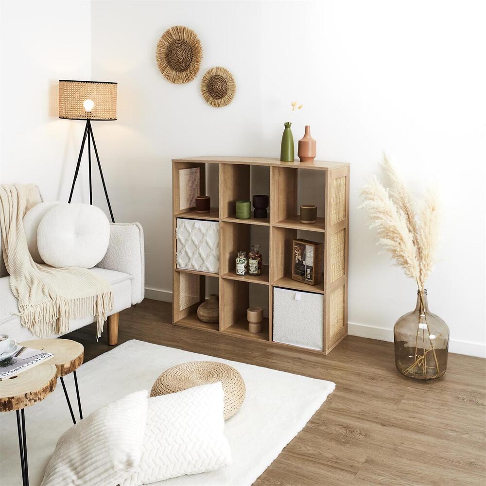 Estante Modular Ratán Natural Bali Orange - Promart