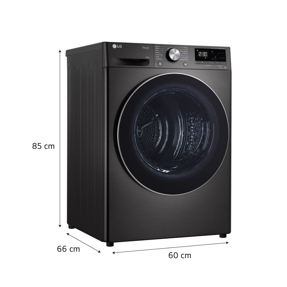 Secadora de Ropa LG DF10BVC2S6 Dual Inverter Heat Pump Carga Frontal ...