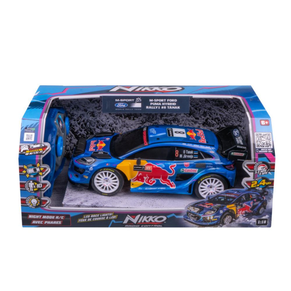 Carro Nikko Rc 1:18 Night Mode Rc Ford Puma Tanak - Promart