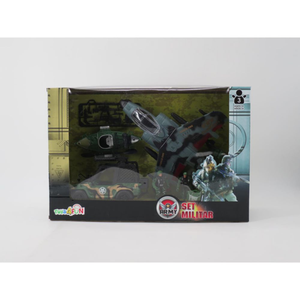 Set De Juego Militar Happy Valley Jet - Promart