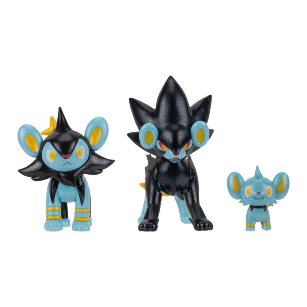 Figura Pack X3 Pokemon Evolucion Shinx - Promart