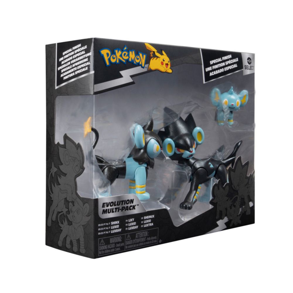 Figura Pack X3 Pokemon Evolucion Shinx - Promart