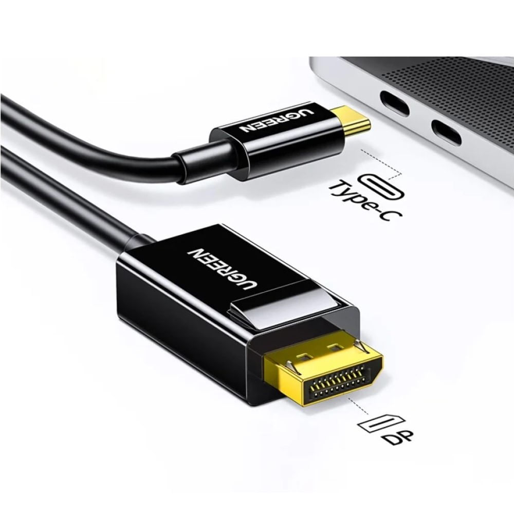 Cable USB-C a DisplayPort DP 4K Macho Audio Ugreen MM139 - 50994 - Promart