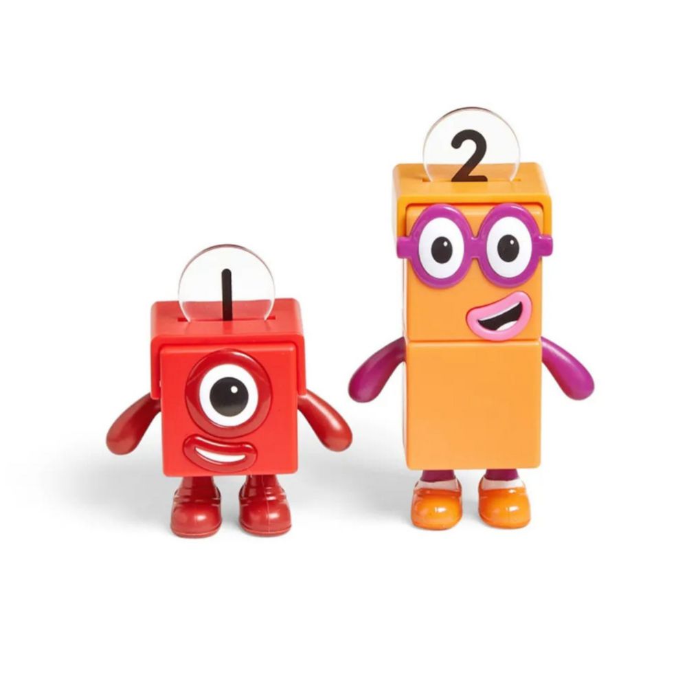 Figuras De Aprendizaje Numberblocks 1 Y 2 Aventura En Bicicleta - Promart