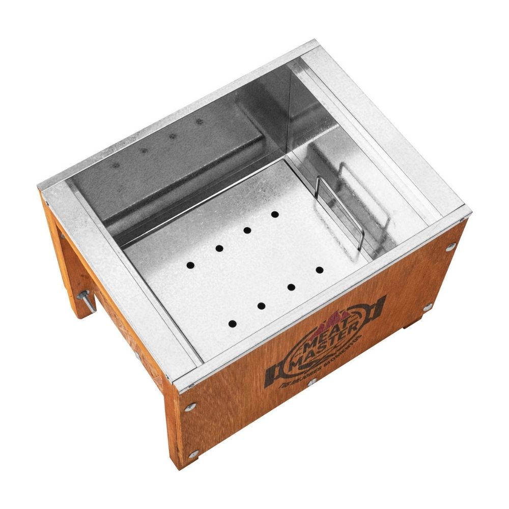 Caja China Mini Meat Master Clasica Acero Galvanizado - Promart