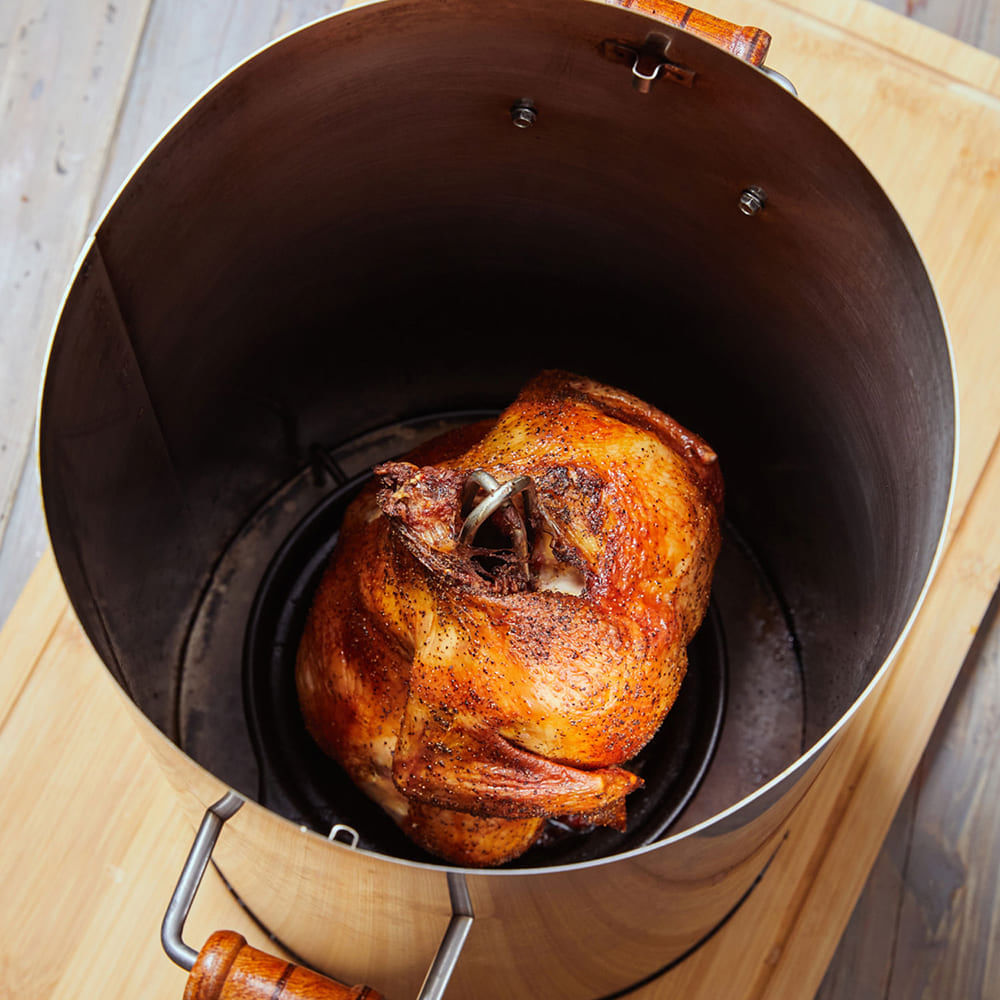 Barril Rostizador Meat Master para Cocina a Gas Acero Inoxidable Plata ...