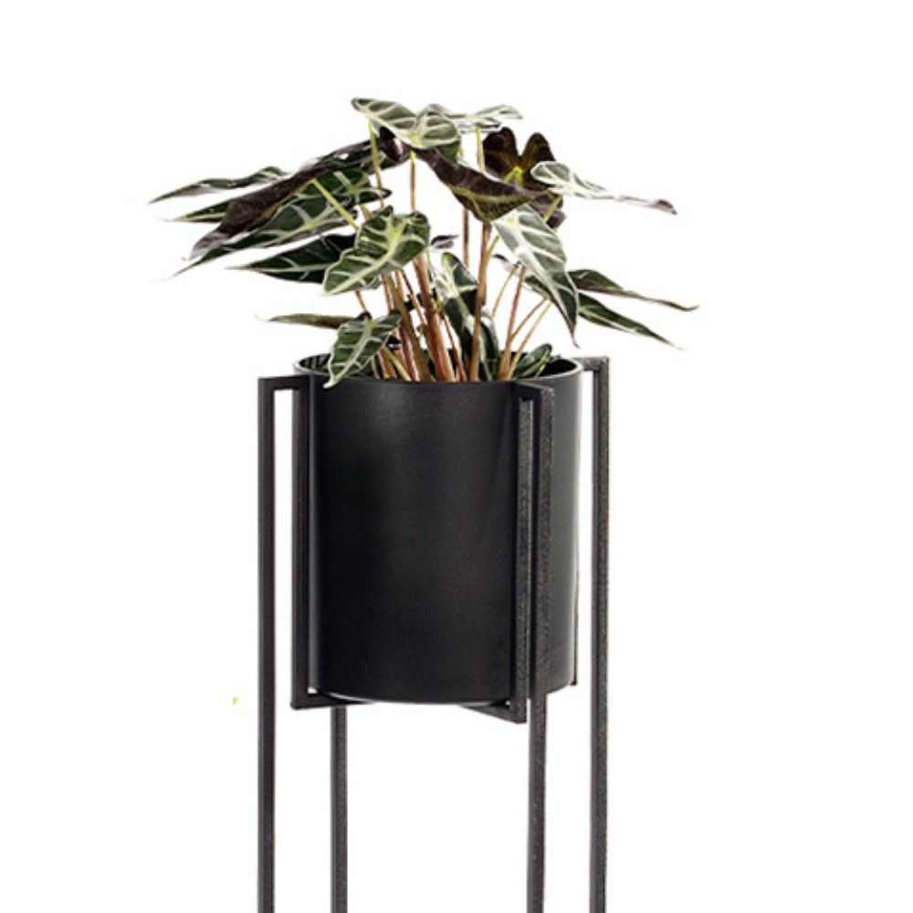 Macetero alto cuadrado grande Orange - Promart