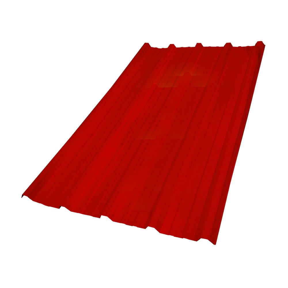 Techo Termoacústico Rojo 1.5mm 3.60x1.07m Werken - Promart