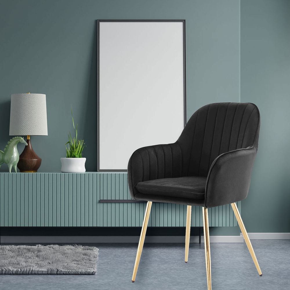 Set x 2 Sillas Butacas Alicante Negro - Promart