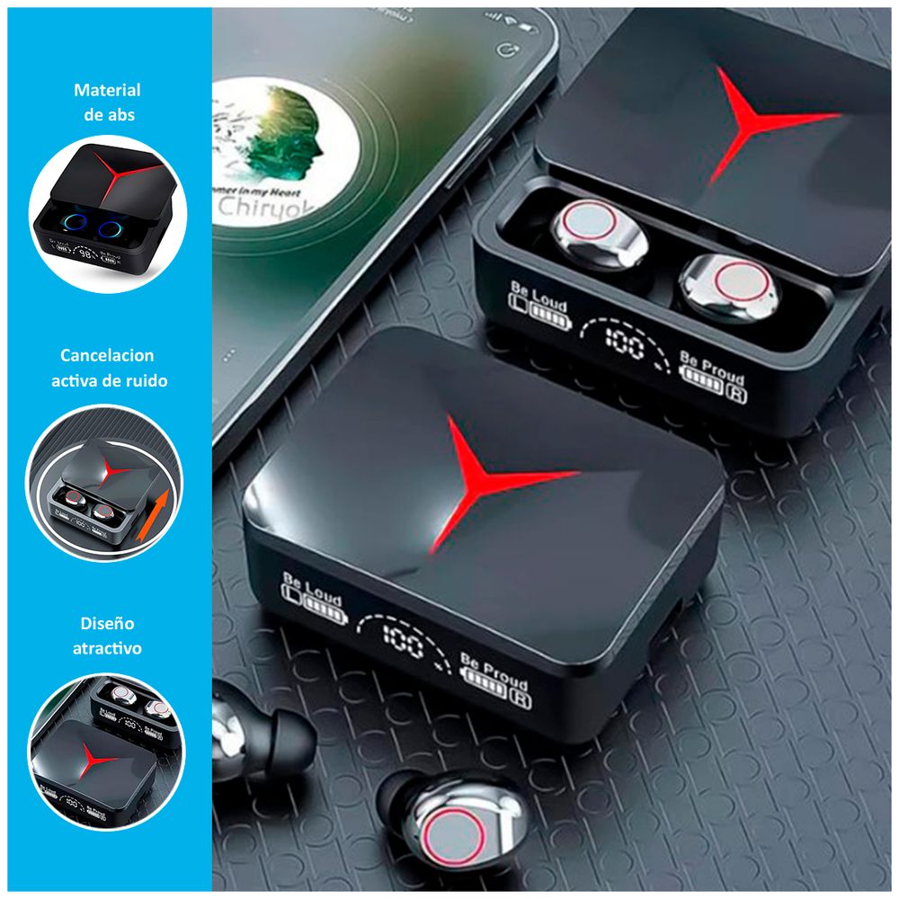 Audífonos Bluetooth M90 Gamer | Negro | Promart.pe - Promart