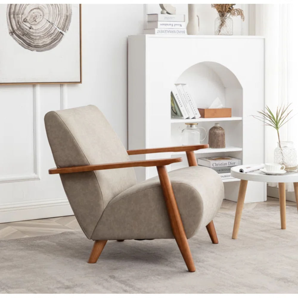 Butaca Moderna Everest color Crema TU MESITA - Promart