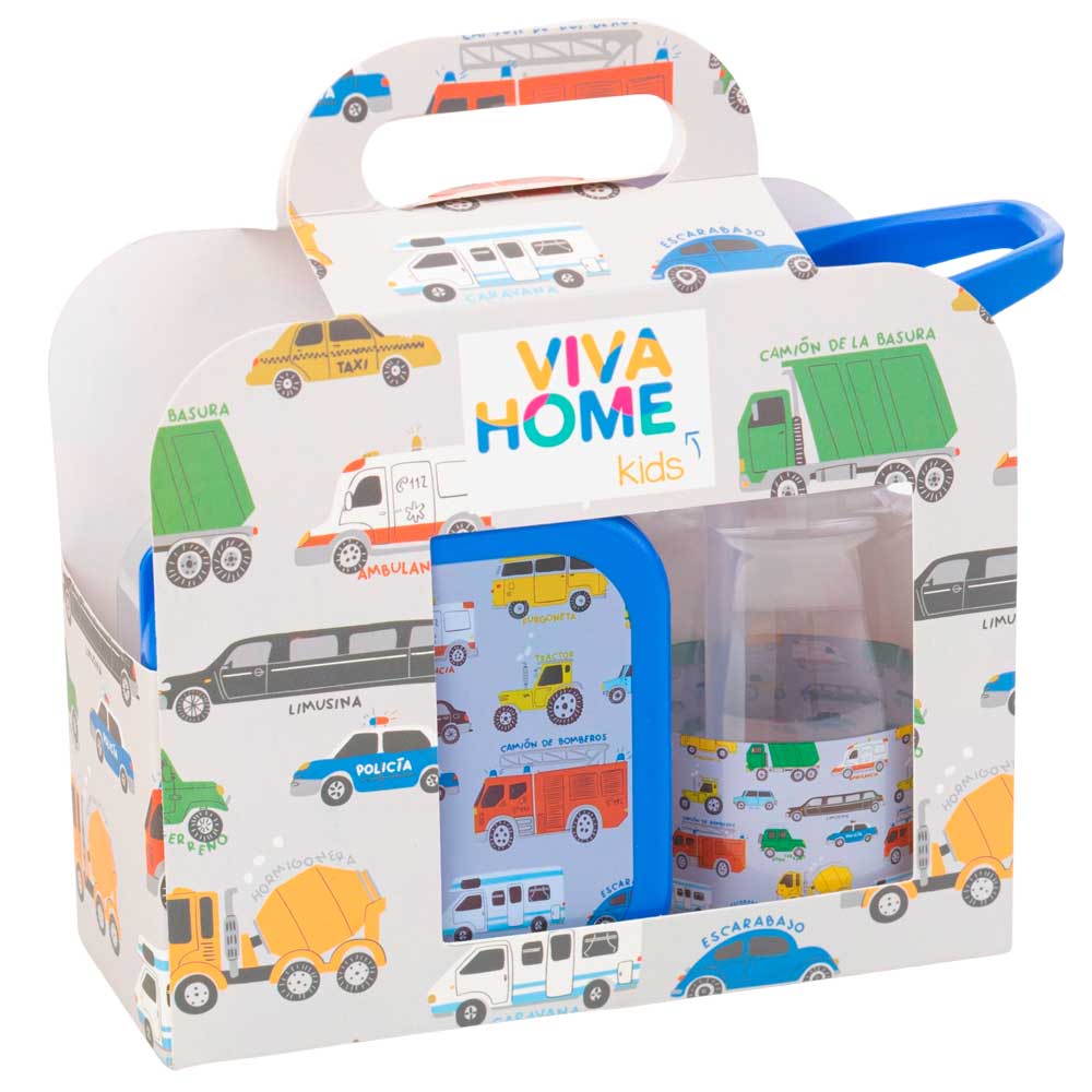 Set VIVA HOME Tápers + Botella Niño 2un - Promart